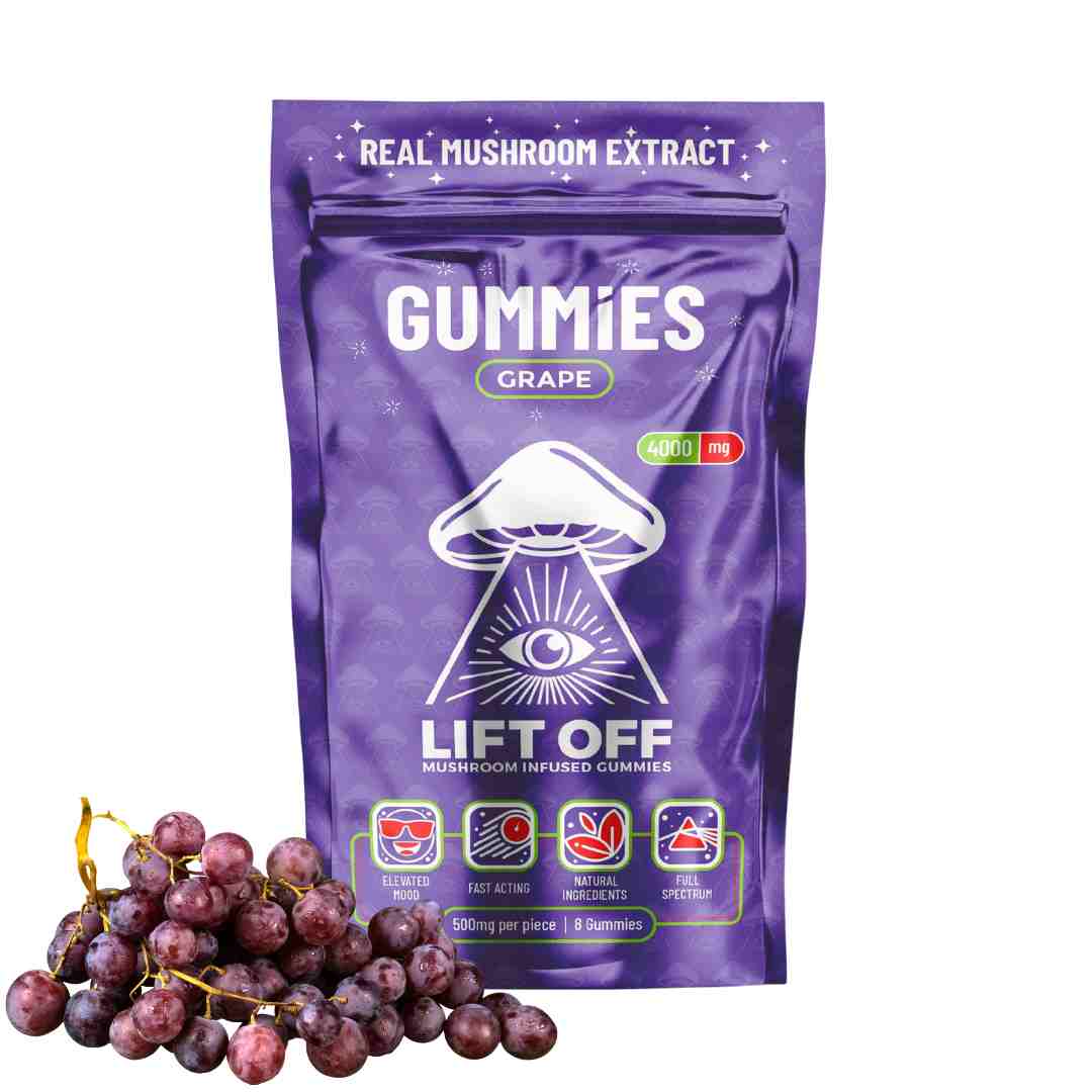 Mushroom Gummies | Lift Off | Grape – Premium THCA Flower & Functional ...